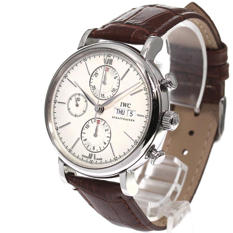 IWC SCHAFFHAUSEN IW391007 ポートフィノ クロノグラフ デイデイト 自動巻き メンズ 箱付き_798806 ...