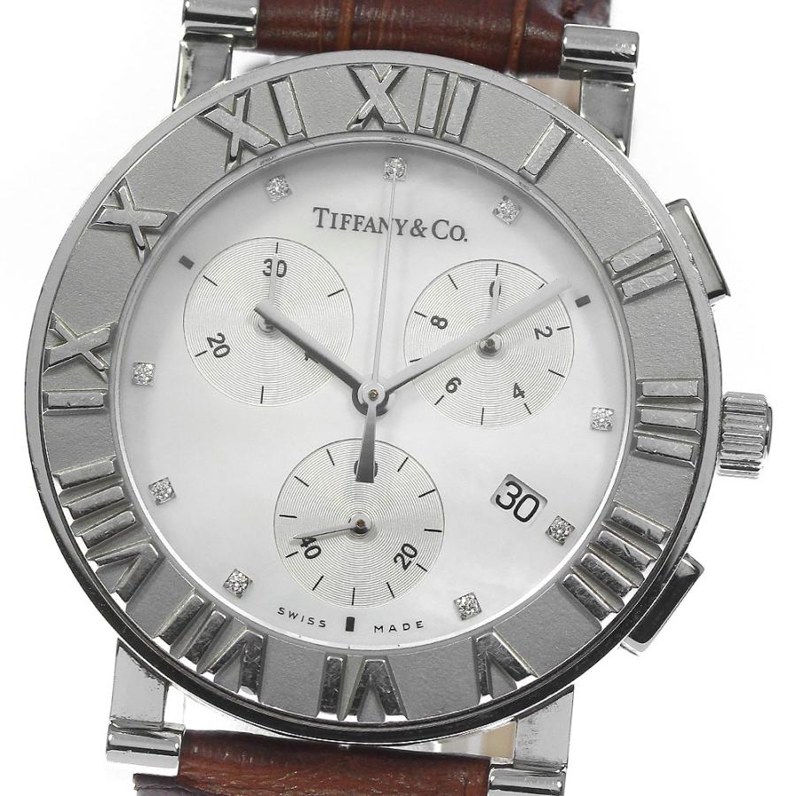 TIFFANY&Co. ティファニー アトラス 9P クロノグラフ デイト クォーツ メンズ _799028 : CLOSER Yahoo!ショップ - 通販 - Yahoo!ショッピング
