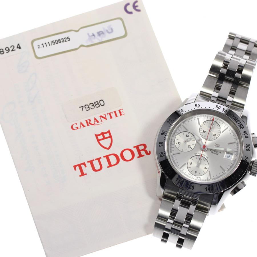 チュードル TUDOR 79380 クロノチック デイト 自動巻き メンズ 美品 保証書付き_799437 :799437:CLOSER ...