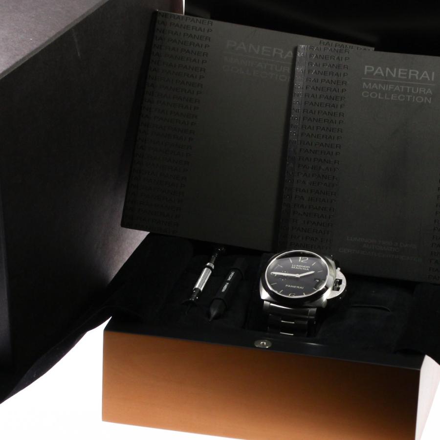 OFFICINE PANERAI パネライ PAM00312 ルミノールマリーナ 1950 3デイズ スモールセコンド 自動巻き メンズ 美品 ...