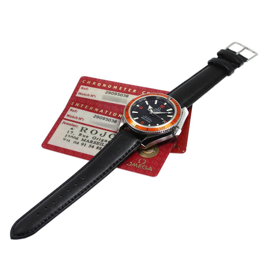OMEGA オメガ 2909.50.38 シーマスター プラネットオーシャン コーアクシャル クロノメーター 自動巻き メンズ 良品 保証書 ...