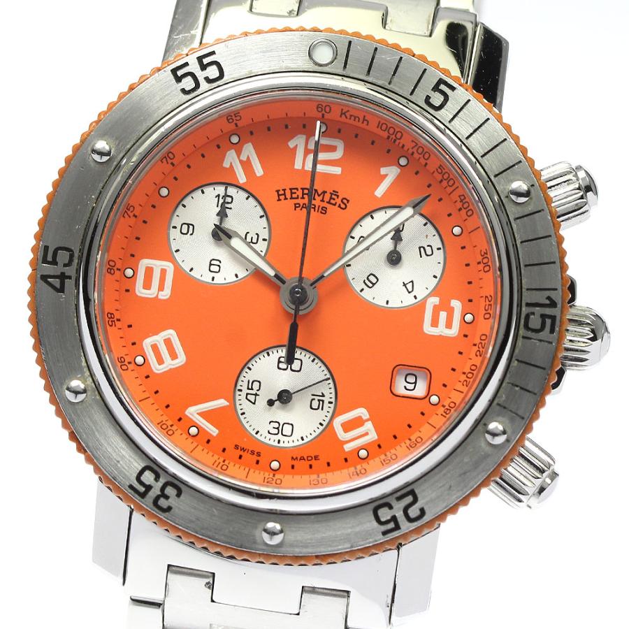HERMES エルメス CL2.916 クリッパー ダイバー クロノグラフ クォーツ メンズ _799819【ev10】 : CLOSER Yahoo!ショップ - 通販 - Yahoo!ショッピング