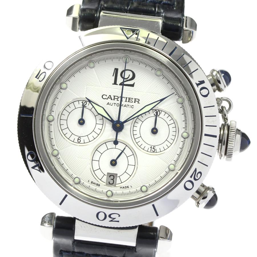 Cartier（カルティエ） CARTIER W3103055 パシャ 38mm クロノグラフ 自動巻き メンズ 保証書付き_800006 ...