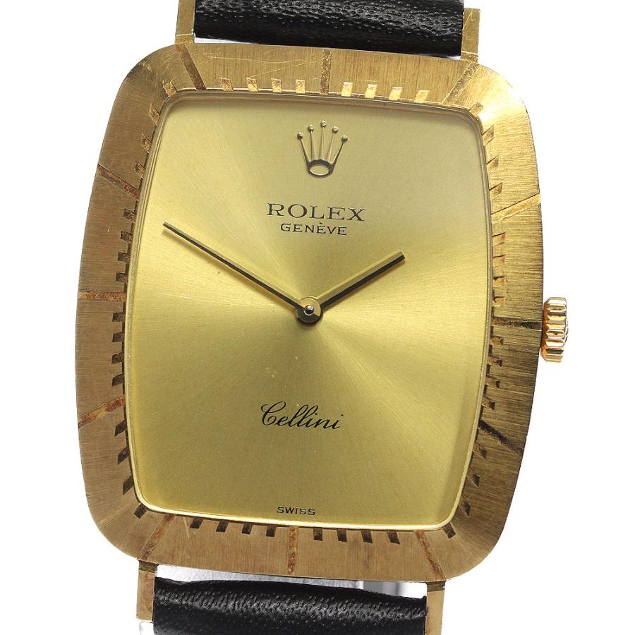 ROLEX ロレックス ref.4087 チェリーニ K18YG cal.1601 手巻き メンズ _800025 : CLOSER ...