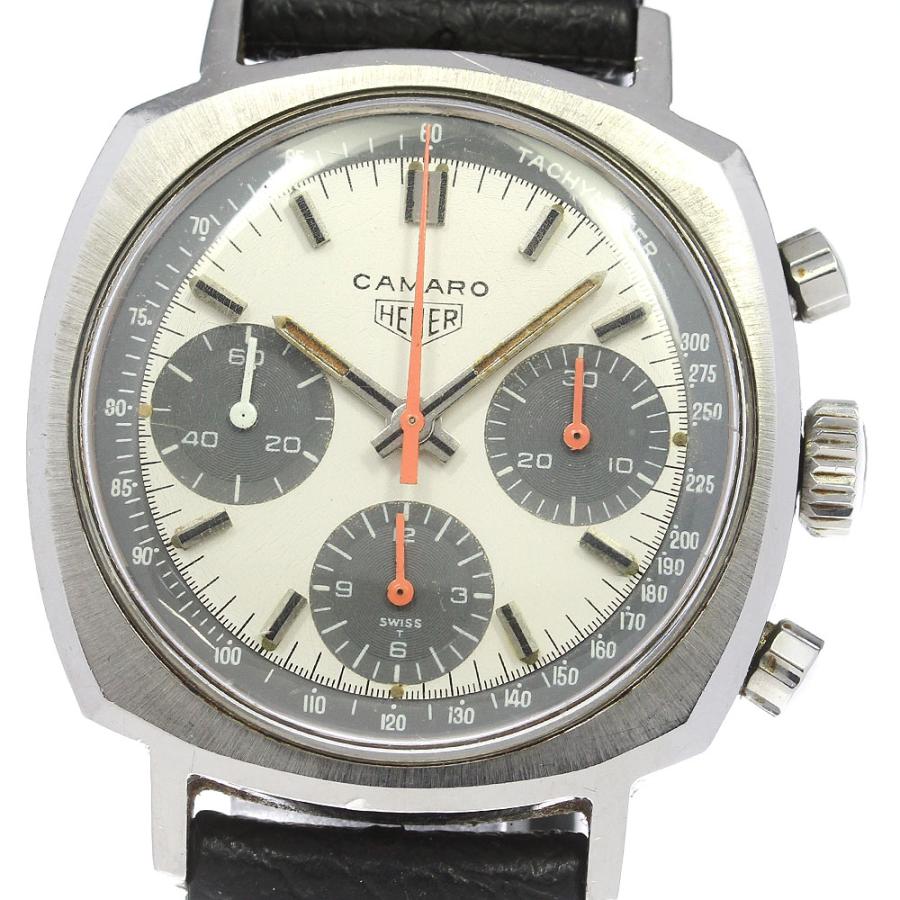 訳あり ホイヤー Heuer 73643 カマロ クロノグラフ cal.7736 手巻き メンズ _800087 : CLOSER Yahoo ...