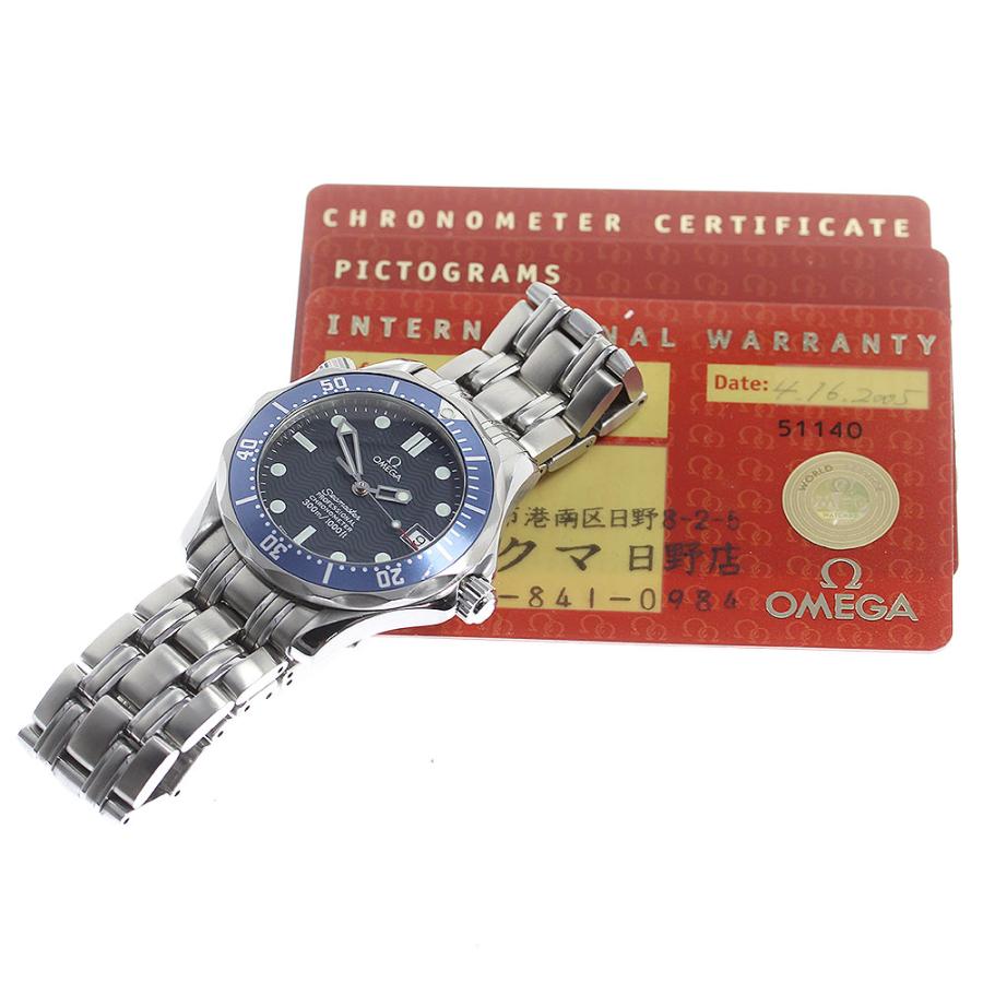 OMEGA オメガ 2551.80 シーマスター 300 デイト 自動巻き ボーイズ 保証書付き_800361 : CLOSER Yahoo ...