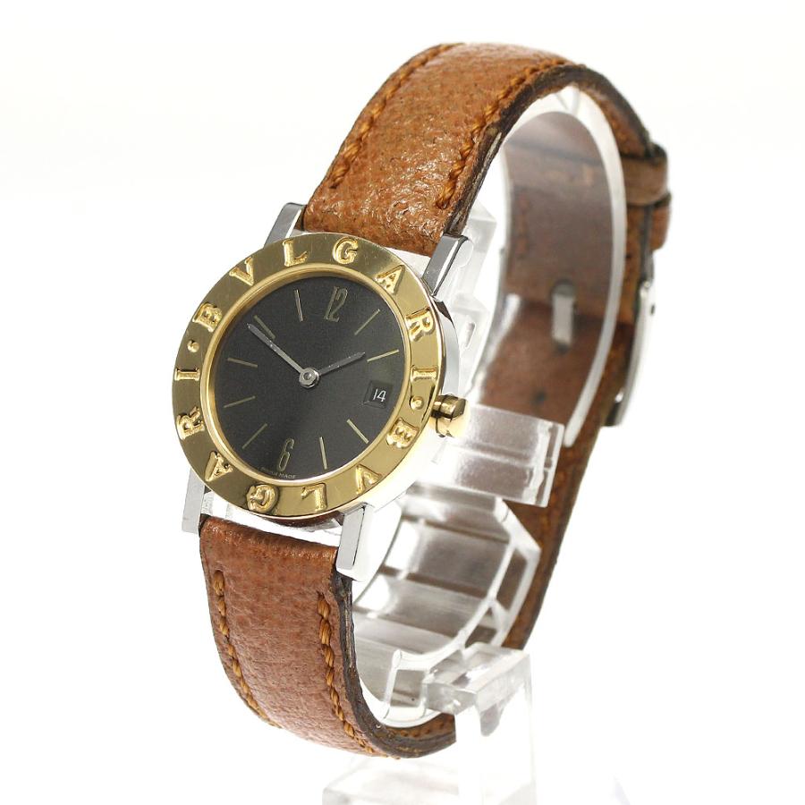 BVLGARI（ブルガリ） BVLGARI BB26SGLD ブルガリブルガリ デイト クォーツ レディース 内箱・保証書付き_800406 ...