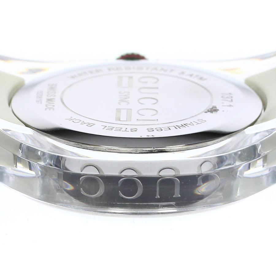 グッチ GUCCI 137.1/YA137102A シンク デイト クォーツ メンズ 箱・保証書付き_800619 : 800619 ...