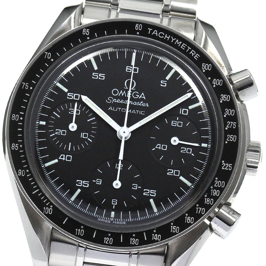 オメガ OMEGA 3510.50 スピードマスター クロノグラフ 赤ギャラ 自動巻き メンズ 美品 保証書付き_800636 :800636 ...