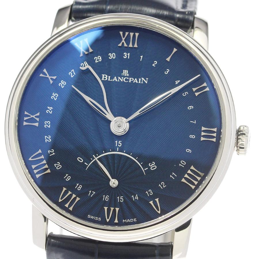 ブランパン Blancpain 6653Q-1529-55B ヴィルレ ウルトラスリム K18WG レトログラード 自動巻き メンズ 良品 保証書付き_800663 : 800663 ...