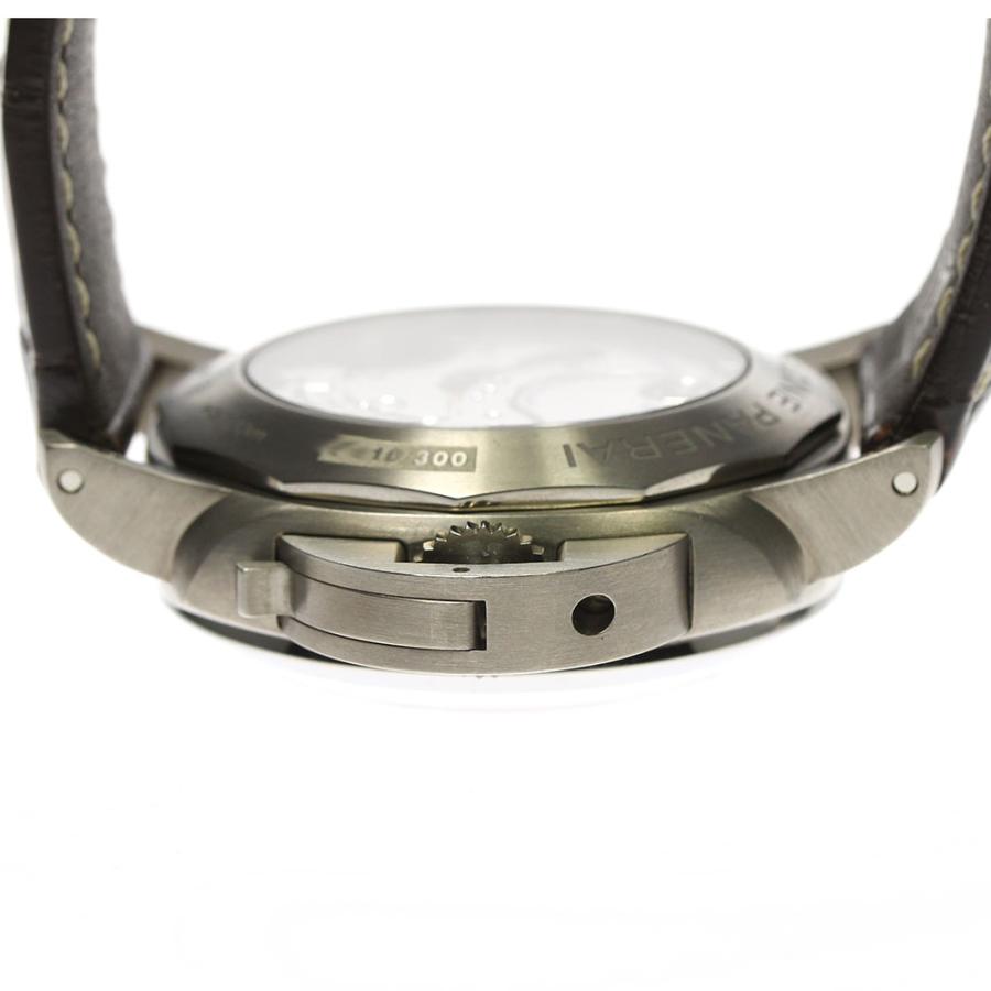 パネライ PANERAI PAM00311 ルミノール 1950 モノプルサンテ 8デイズ GMT クロノグラフ 手巻き メンズ 良品 保証書 ...