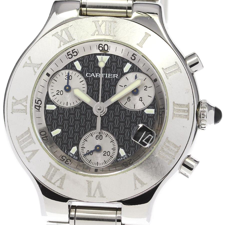 Cartier カルティエ CARTIER W10172T2 クロノスカフ デイト クォーツ メンズ _800782 : CLOSER Yahoo!ショップ - 通販 - Yahoo!ショッピング