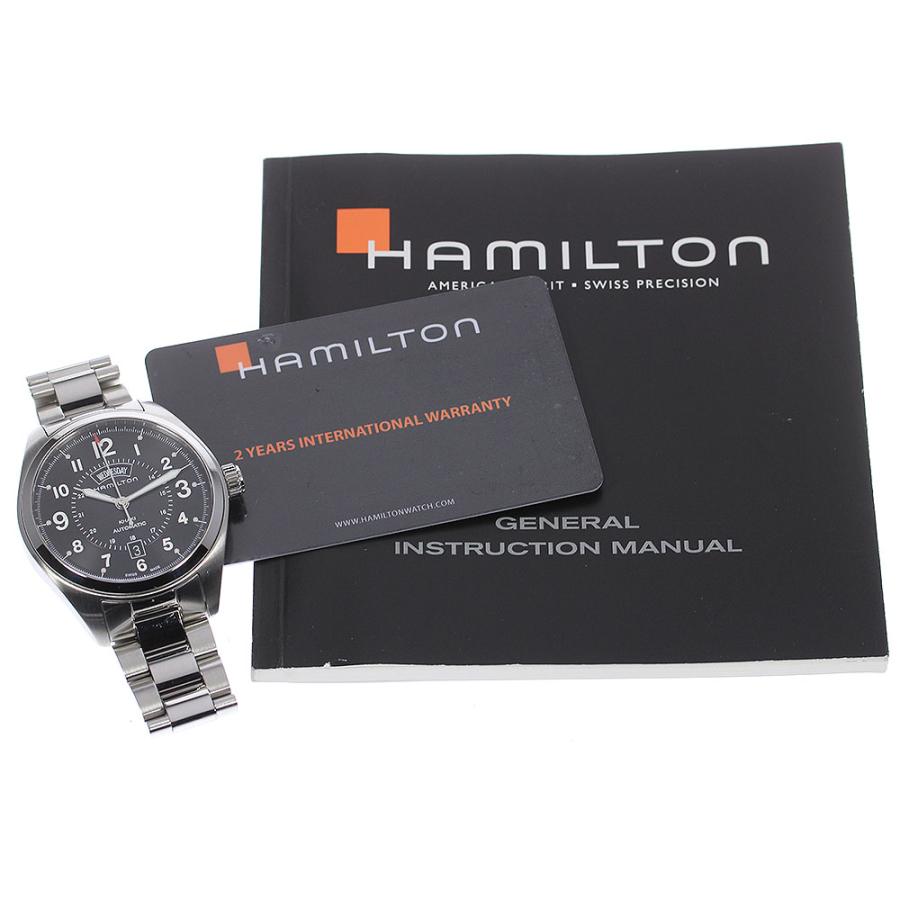 HAMILTON ハミルトン H705050 カーキ フィールド デイト 自動巻き メンズ 保証書付き_800815 : CLOSER ...