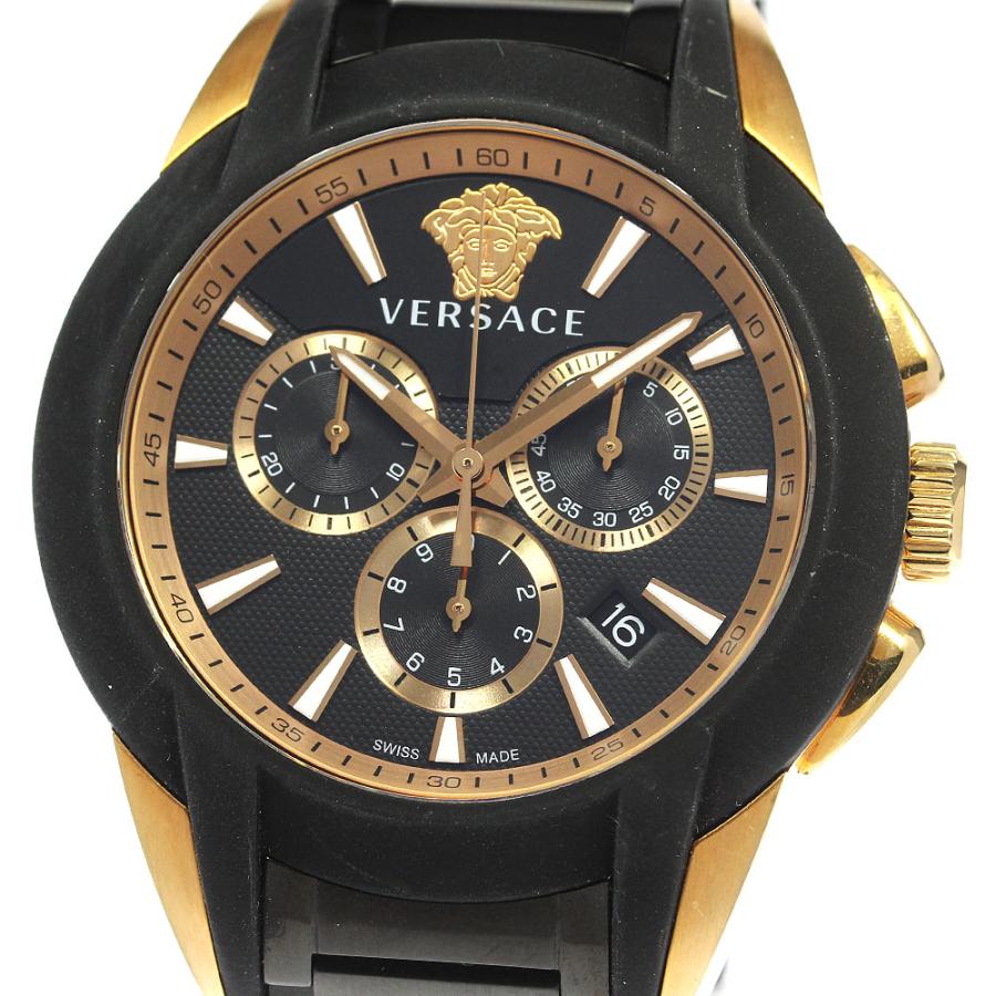 VERSACE ヴェルサーチ キャラクター クロノグラフ クォーツ メンズ 箱・保証書付き_800833 : CLOSER Yahoo!ショップ - 通販 - Yahoo!ショッピング
