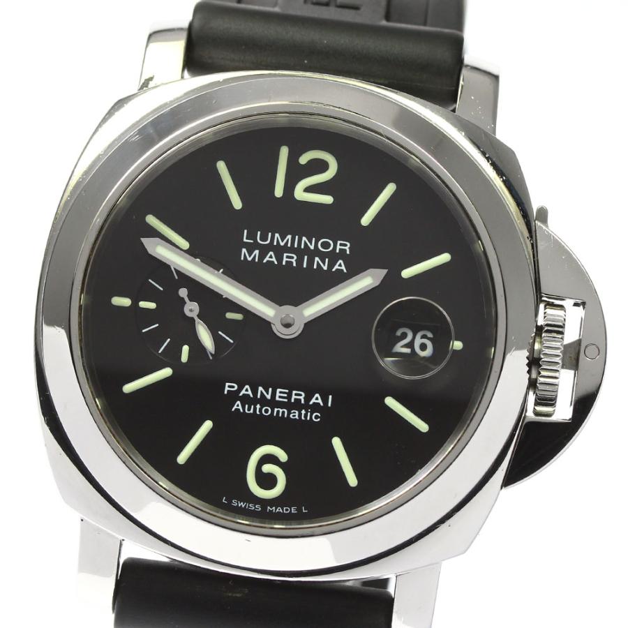 OFFICINE PANERAI パネライ PAM00104 ルミノールマリーナ スモールセコンド 自動巻き メンズ 内箱付き_800858 ...