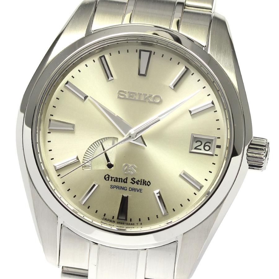 SEIKO セイコー SBGA001/9R65-0AA0 グランドセイコー パワーリザーブ デイト スプリングドライブ メンズ 美品 箱付 メーカーOH済み_801058 : CLOSER ...