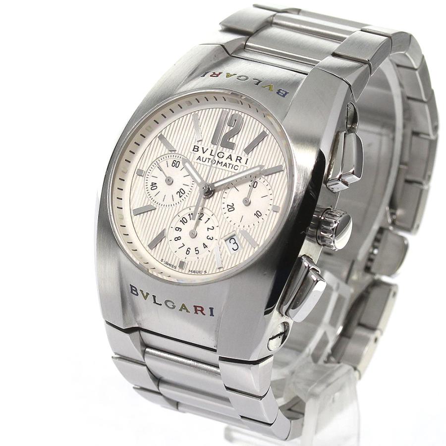BVLGARI 訳あり ブルガリ EG35SCH エルゴン クロノグラフ 自動巻き ボーイズ 箱・保証書付き_801099【ev10 ...