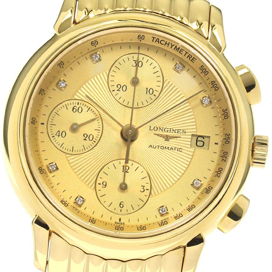 LONGINES ロンジン L4.765.2 125周年モデル 8Pダイヤ クロノグラフ デイト 自動巻き メンズ _801406 : CLOSER Yahoo!ショップ - 通販 ...