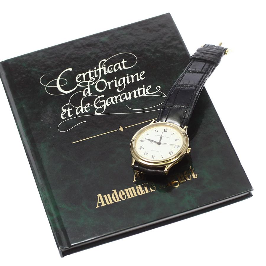 AUDEMARS PIGUET オーデマ・ピゲ BA14406.002 K18YG デイト 自動巻き メンズ 保証書付き_801640 ...