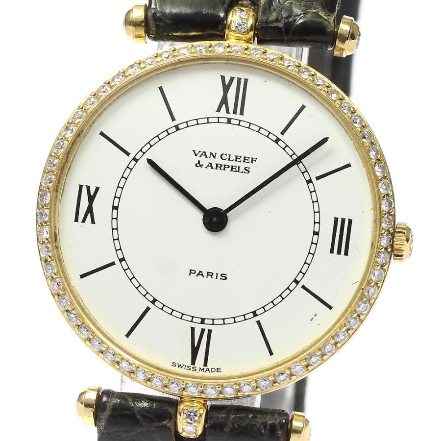 Van Cleef ＆ Arpels ヴァンクリーフ＆アーペル & ラ・コレクション K18YG アフターダイヤベゼル クォーツ メンズ _801762 : CLOSER Yahoo!ショップ ...