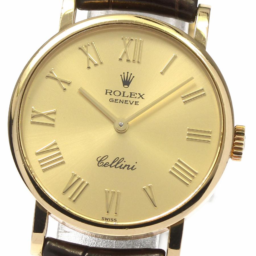 ロレックス ROLEX 5109/8 K18YG チェリーニ K18YG cal.1602 手巻き レディース 箱・保証書付き_801923 : 801923 : CLOSER Yahoo ...