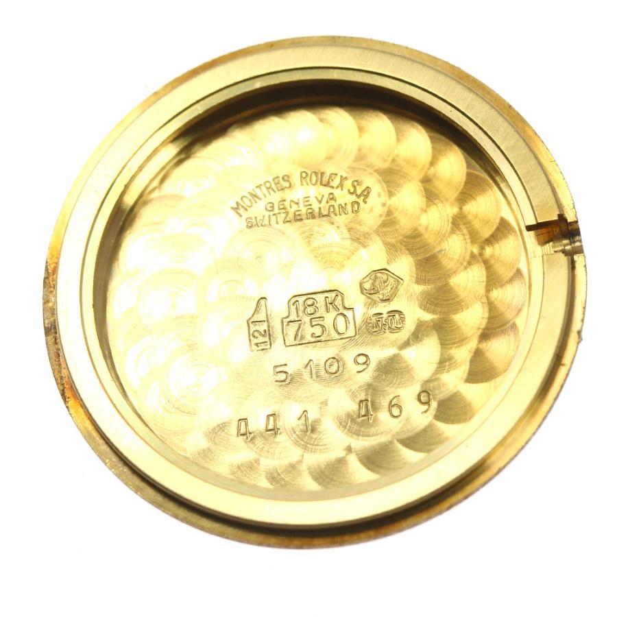 ロレックス ROLEX 5109/8 K18YG チェリーニ K18YG cal.1602 手巻き レディース 箱・保証書付き_801923 : 801923 : CLOSER Yahoo ...