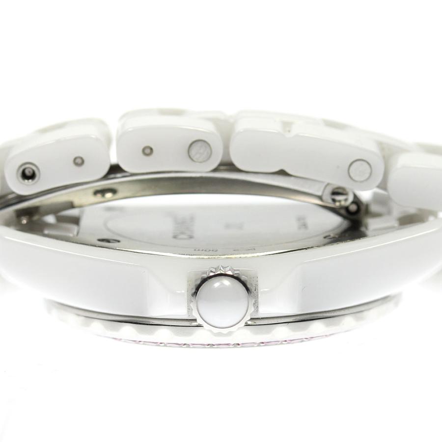 シャネル CHANEL H3243 J12 8Pダイヤ ピンクサファイアベゼル クォーツ レディース _802049 : 802049 ...