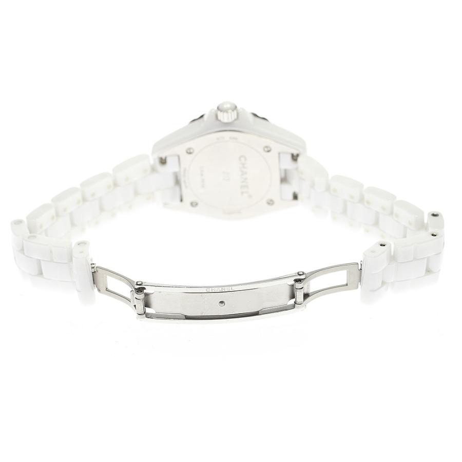 シャネル CHANEL H3243 J12 8Pダイヤ ピンクサファイアベゼル クォーツ レディース _802049 : 802049 ...