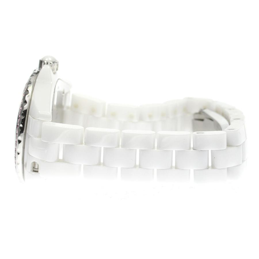 シャネル CHANEL H3243 J12 8Pダイヤ ピンクサファイアベゼル クォーツ レディース _802049 : 802049 ...