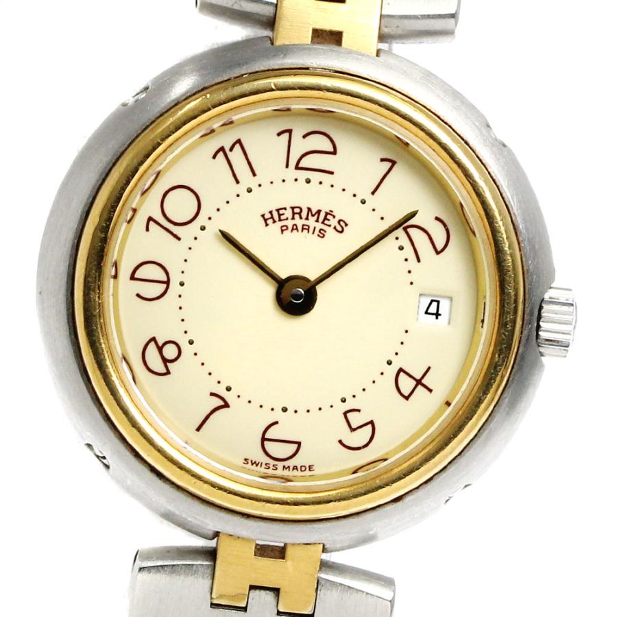 HERMES エルメス プロフィール デイト クォーツ レディース _802152 : CLOSER Yahoo!ショップ - 通販 - Yahoo!ショッピング