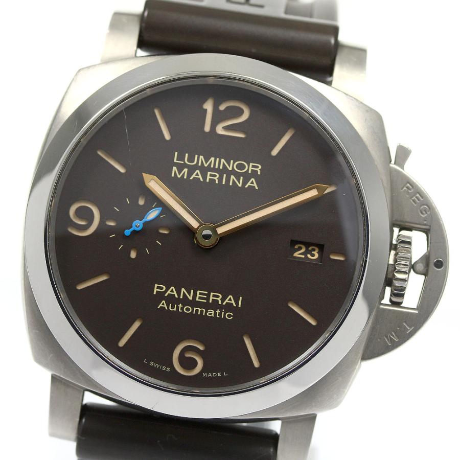 OFFICINE PANERAI パネライ PAM01351 ルミノールマリーナ 1950 3デイズ 自動巻き メンズ _802452 ...