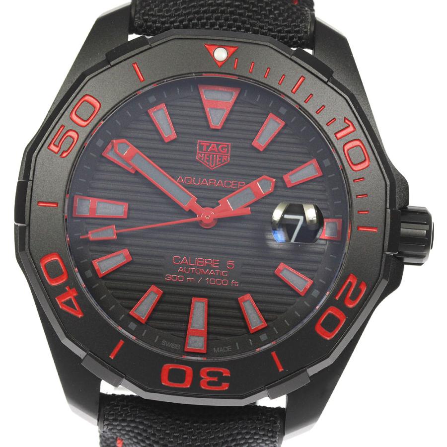 TAG HEUER（タグ・ホイヤー） TAG HEUER WAY208A.FC6381 アクアレーサー キャリバー5 デイト 自動巻き メンズ ...