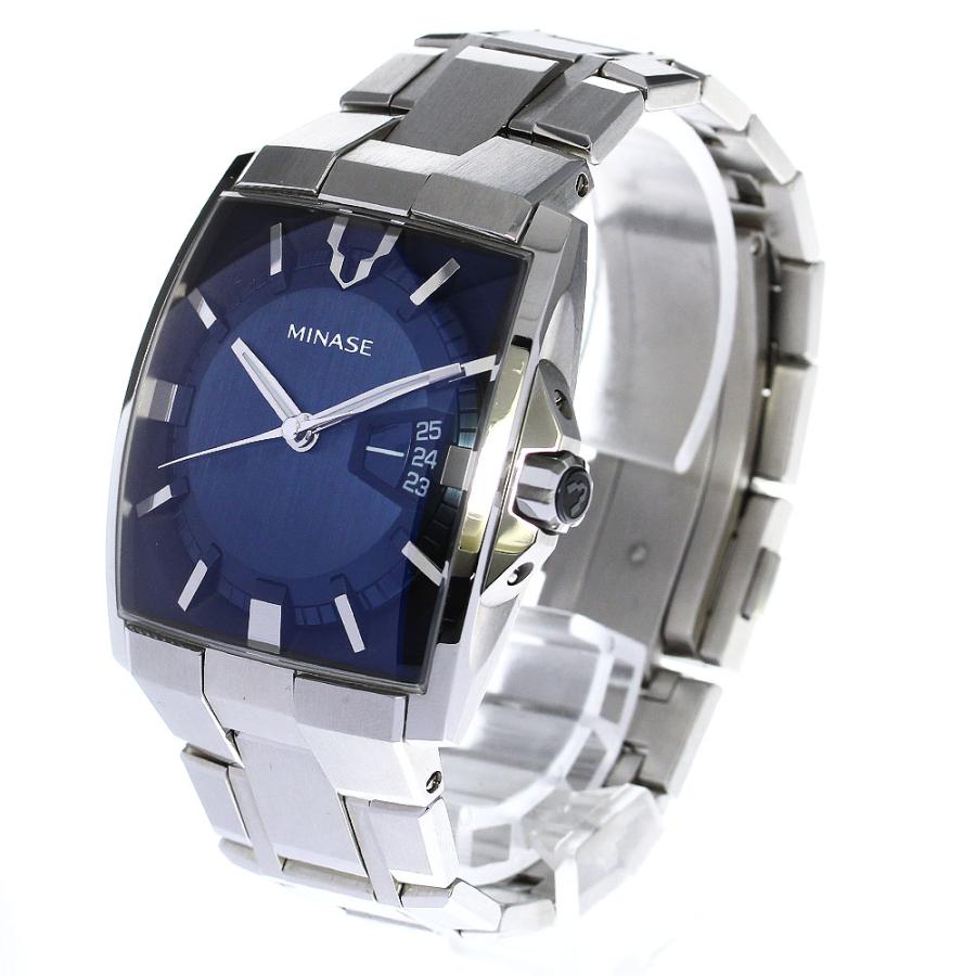 ミナセ MINASE VM02-M01S Hizシリーズ ホライズン デイト 自動巻き メンズ 美品 箱付き_802682 : CLOSER ...