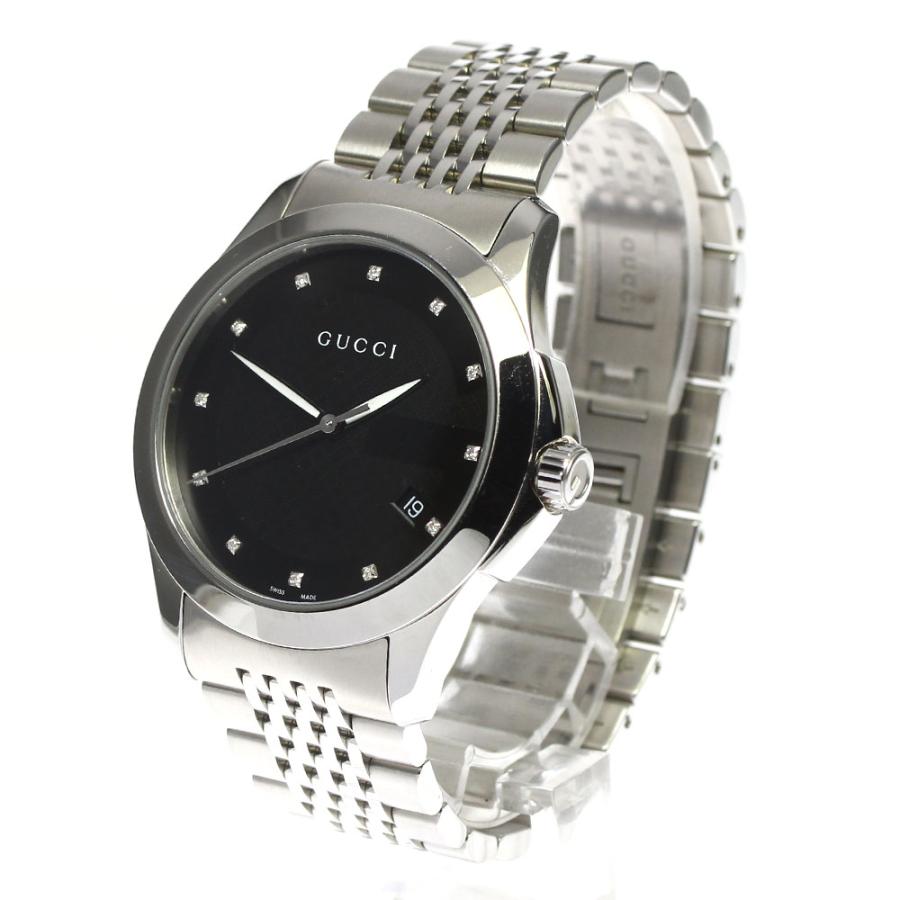 GUCCI グッチ 126.4/YA126405 Gタイムレス 12Pダイヤ クォーツ メンズ 保証書付き_802969 : CLOSER Yahoo!ショップ - 通販 - Yahoo!ショッピング