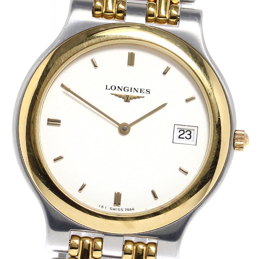 LONGINES ロンジン L7.647.3 デイト クォーツ メンズ 良品 _803019 : CLOSER Yahoo!ショップ - 通販 - Yahoo!ショッピング