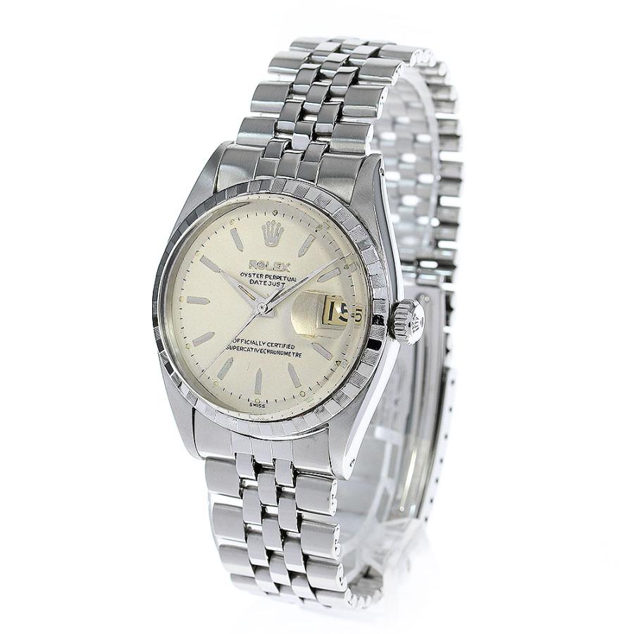 ROLEX ロレックス 6605 オイスターペーパチュアル デイトジャスト Cal.1065 リダンダイアル 自動巻き メンズ 保証書付き ...