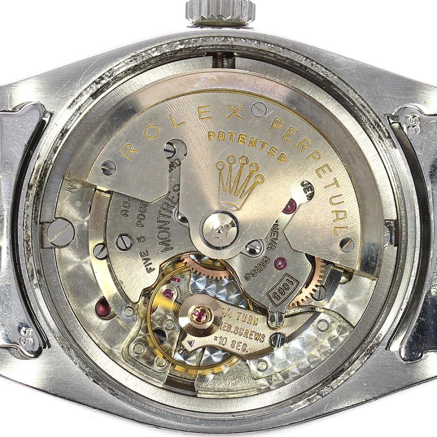 ROLEX ロレックス 6605 オイスターペーパチュアル デイトジャスト Cal.1065 リダンダイアル 自動巻き メンズ 保証書付き ...