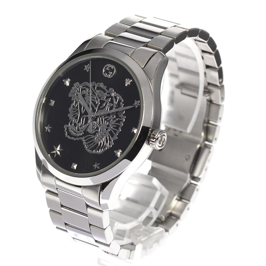 GUCCI グッチ 126.4/YA1264125 Gタイムレス クォーツ メンズ 内箱・保証書付き_803636 : CLOSER ...
