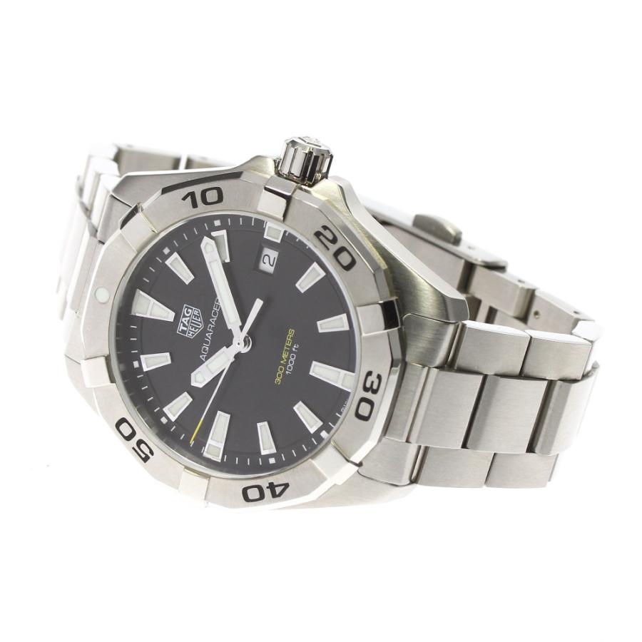 TAG HEUER タグホイヤー WBD1110.BA0928 アクアレーサー デイト クォーツ メンズ 箱・保証書付き_803637 ...