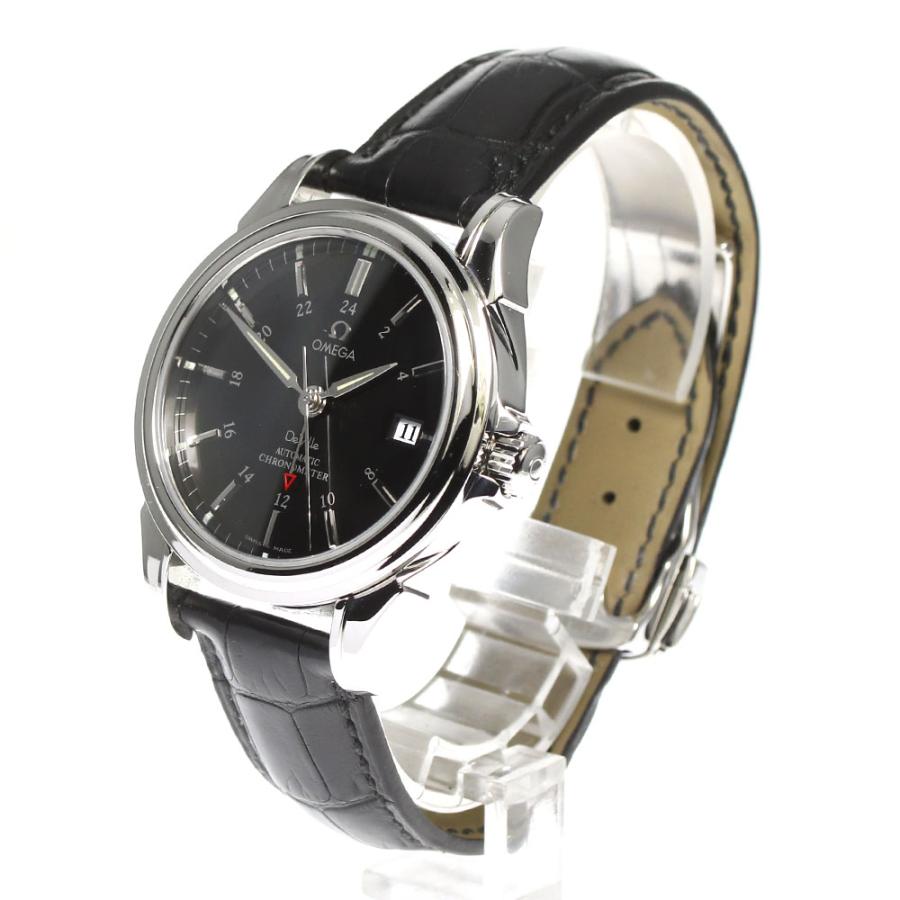 オメガ OMEGA 4833.51.31 デビル コーアクシャル クロノメーター GMT 自動巻き メンズ _804012 : 804012 ...