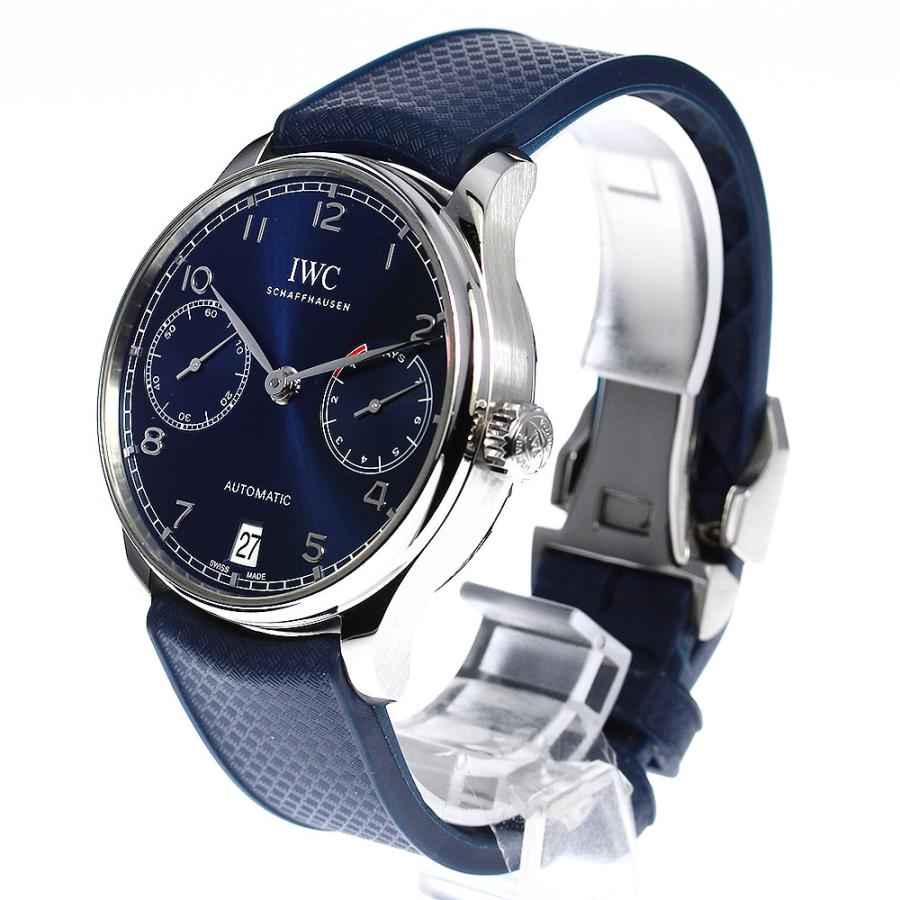 IWC SCHAFFHAUSEN IW500710 ポルトギーゼ 7デイズ クロノグラフ 自動巻き メンズ 良品 箱・保証書付き_804057 ...