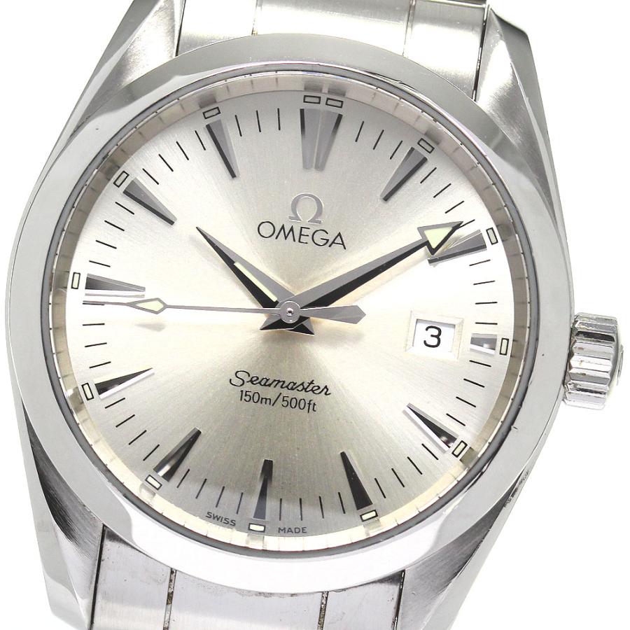 OMEGA オメガ 2518.30 シーマスター アクアテラ デイト クォーツ ボーイズ 良品 _804281 : CLOSER Yahoo!ショップ - 通販 - Yahoo!ショッピング