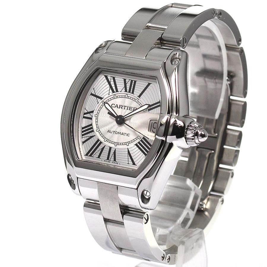 Cartier カルティエ CARTIER W62025V3 ロードスターLM デイト 自動巻き メンズ 良品 _804284 ...