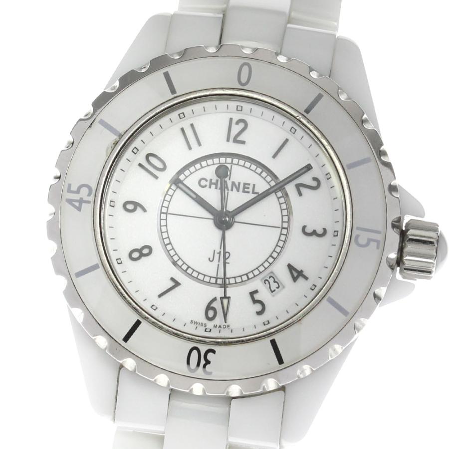 CHANEL シャネル H0968 J12 33mm 白セラミック デイト クォーツ レディース _804305 : CLOSER Yahoo!ショップ - 通販 - Yahoo!ショッピング