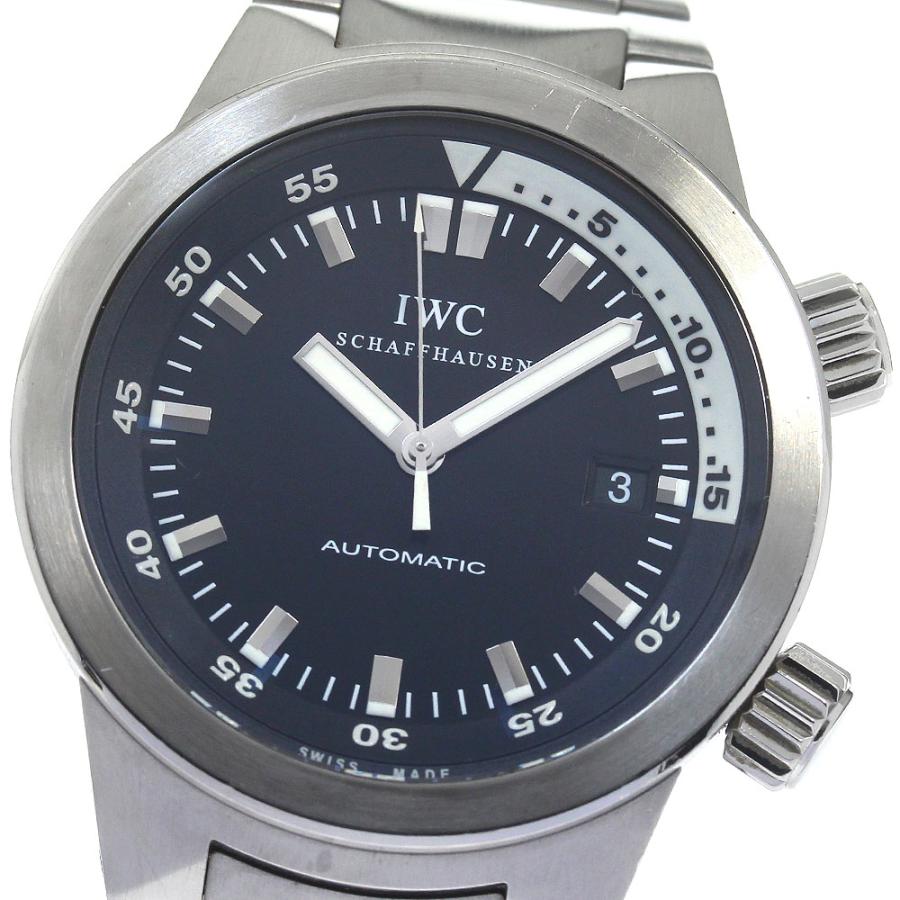IWC SCHAFFHAUSEN IW354805 アクアタイマー デイト 自動巻き メンズ _804730 : CLOSER Yahoo!ショップ - 通販 - Yahoo!ショッピング