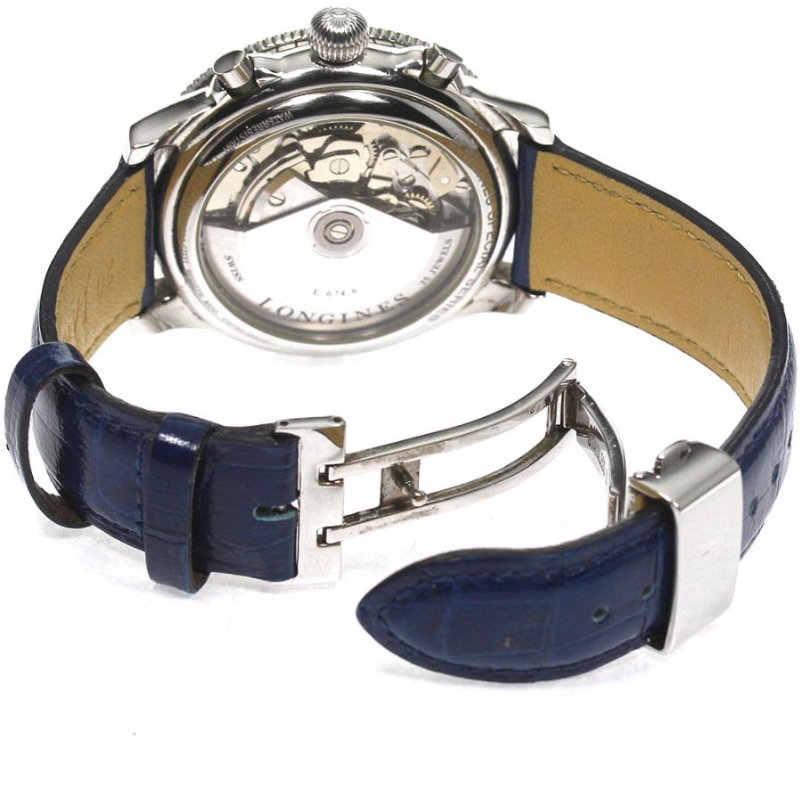 LONGINES ロンジン L2.618.4 リンドバーグ クロノグラフ デイデイト 自動巻き メンズ _804731 : CLOSER Yahoo!ショップ - 通販 - Yahoo!ショッピング