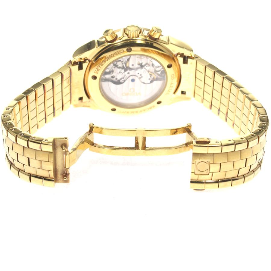 OMEGA オメガ 4141.50 デビル K18YG クロノグラフ コーアクシャル 自動巻き メンズ 箱・保証書付き_804782 ...