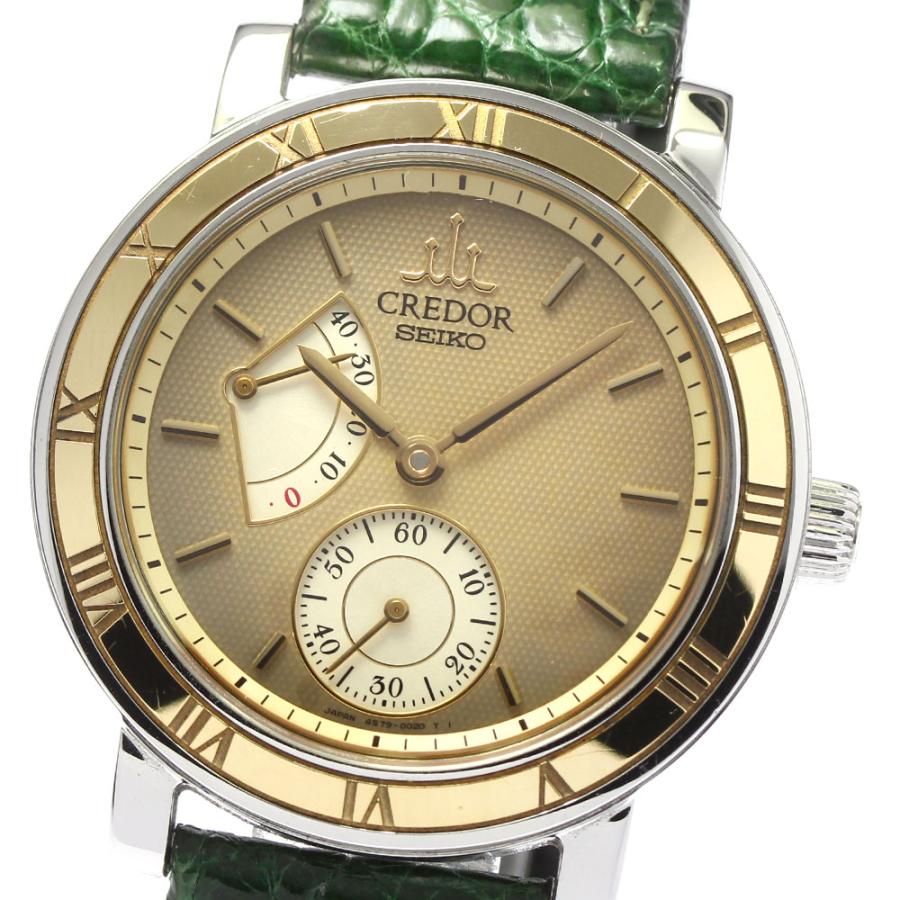 SEIKO（セイコー） SEIKO 4S79-0020 クレドール 18YGベゼル パワーリザーブ 手巻き メンズ _804923 : CLOSER Yahoo!ショップ - 通販 ...