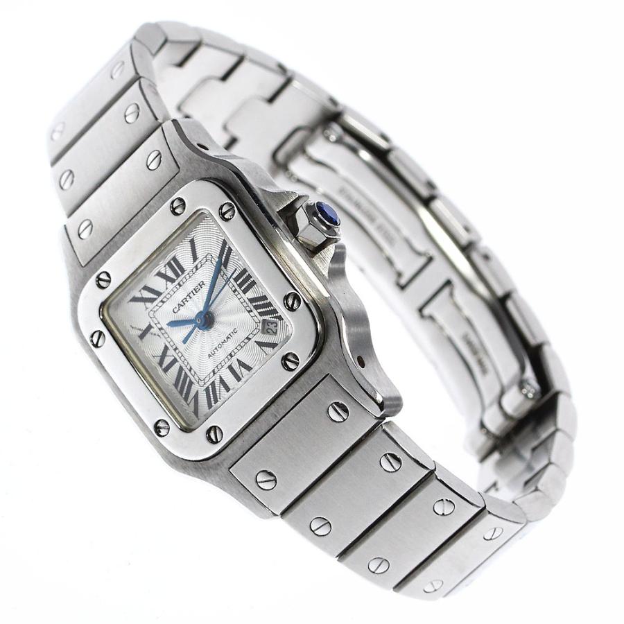 Cartier カルティエ CARTIER W20054D6 サントスガルベ SM デイト 自動巻き レディース 箱・保証書付き_804963 ...