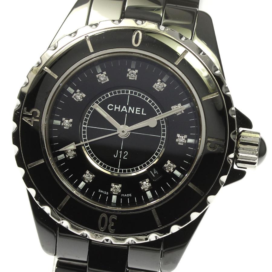 CHANEL シャネル H1625 J12 黒セラミック 12Pダイヤ クォーツ レディース _805042 : CLOSER Yahoo!ショップ - 通販 - Yahoo!ショッピング